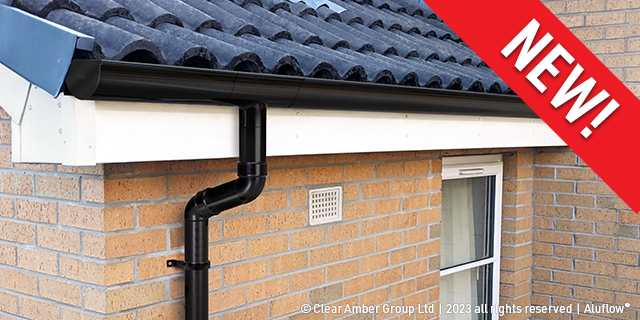 Aluflow® Aluminium Guttering System | Clear Amber